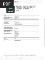 PowerLogic P3U20 Universal Protection Relay | PDF | Ac Power | Power Supply