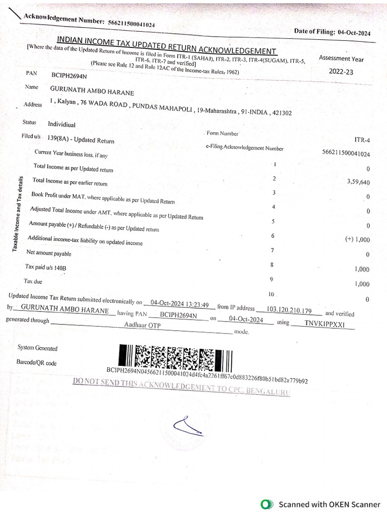 Gurunath Harane 22-23 | PDF