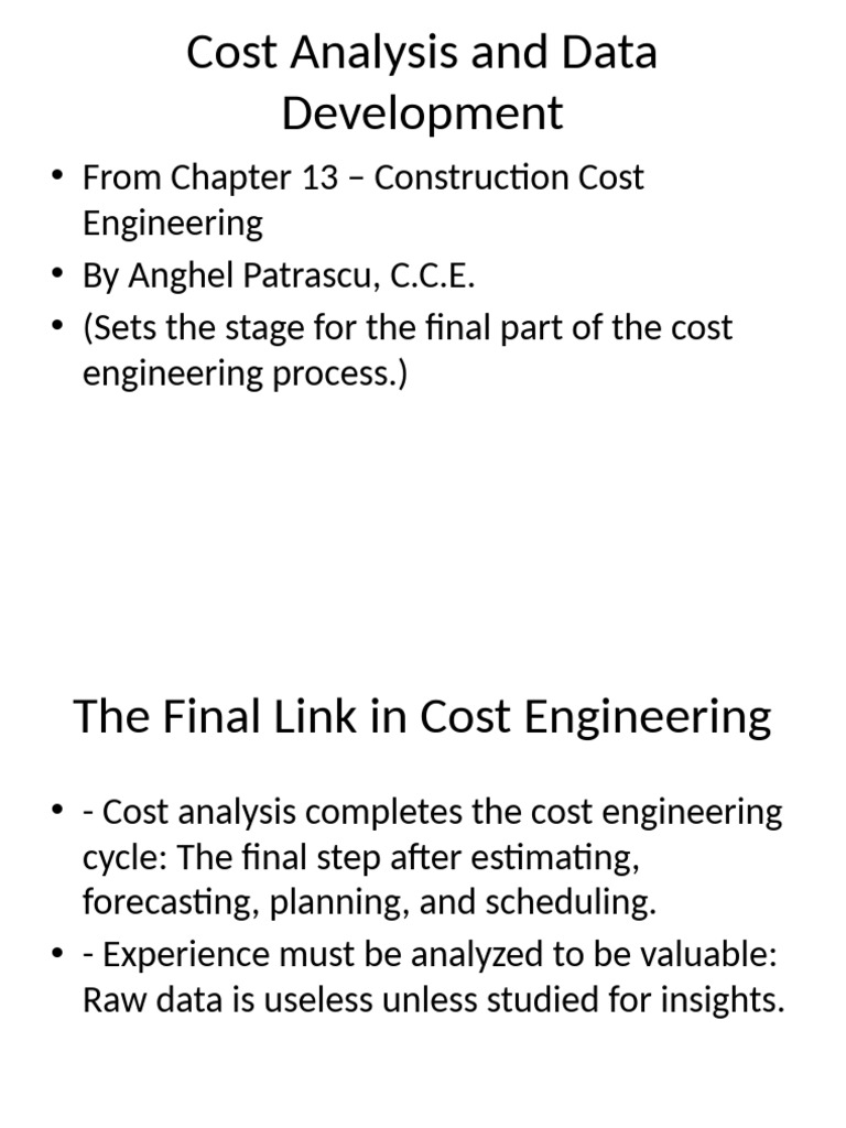 Cost Analysis Chapter13 Presentation | PDF | Forecasting | Business