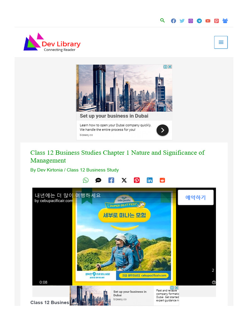 Business Studies Chapter 1 | PDF | Goal | Employment