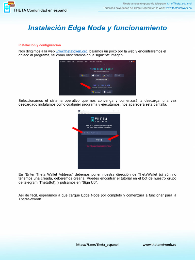 Nodo Edge Theta Network Criptomonedas Red Theta | PDF | Informática