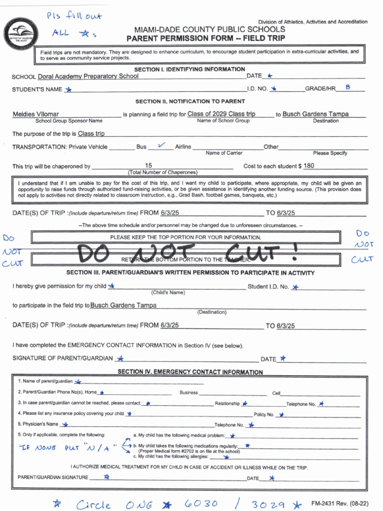 Parent Permission | PDF