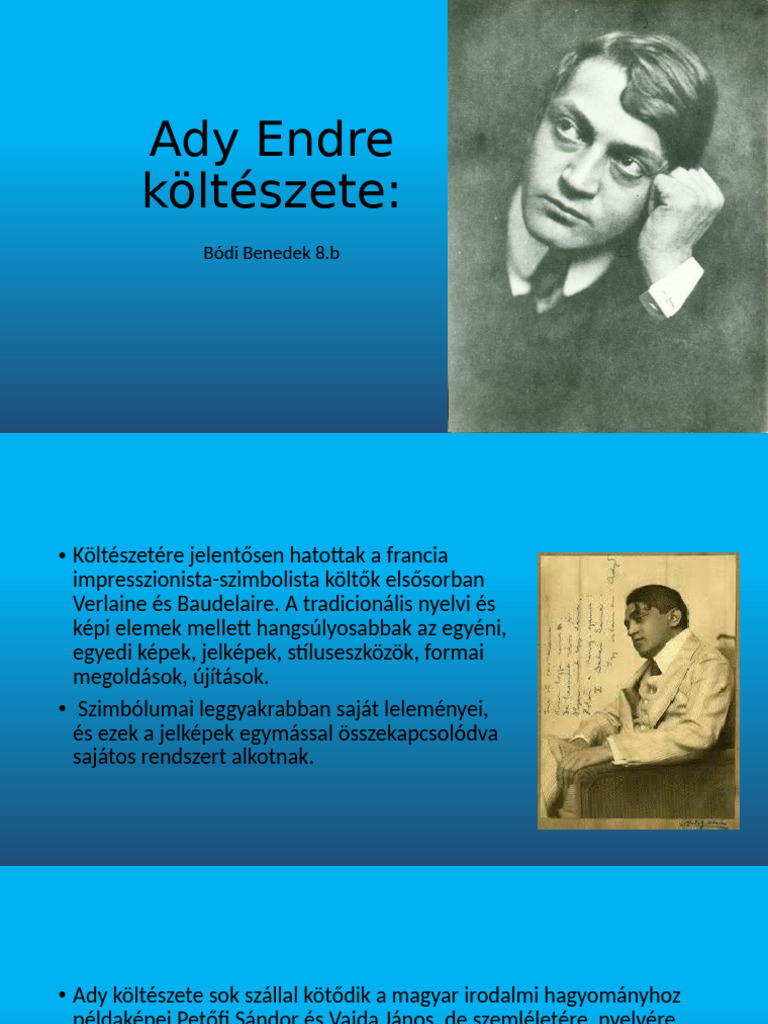 Ady Endre Költészete | PDF