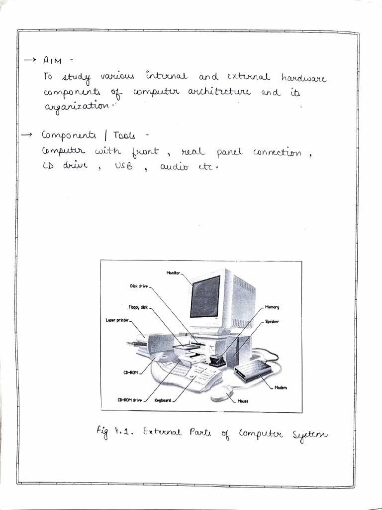 Computer Hardware Components Overview | PDF | Electronics | Personal ...