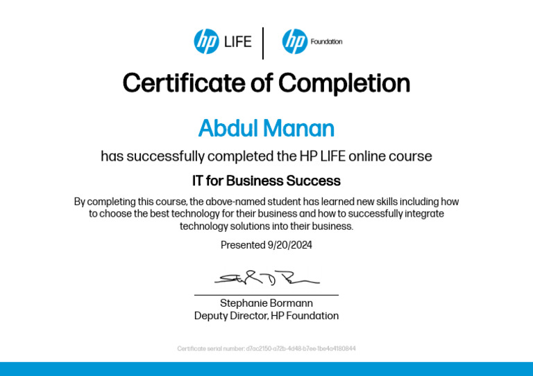 Certificate 5 | PDF