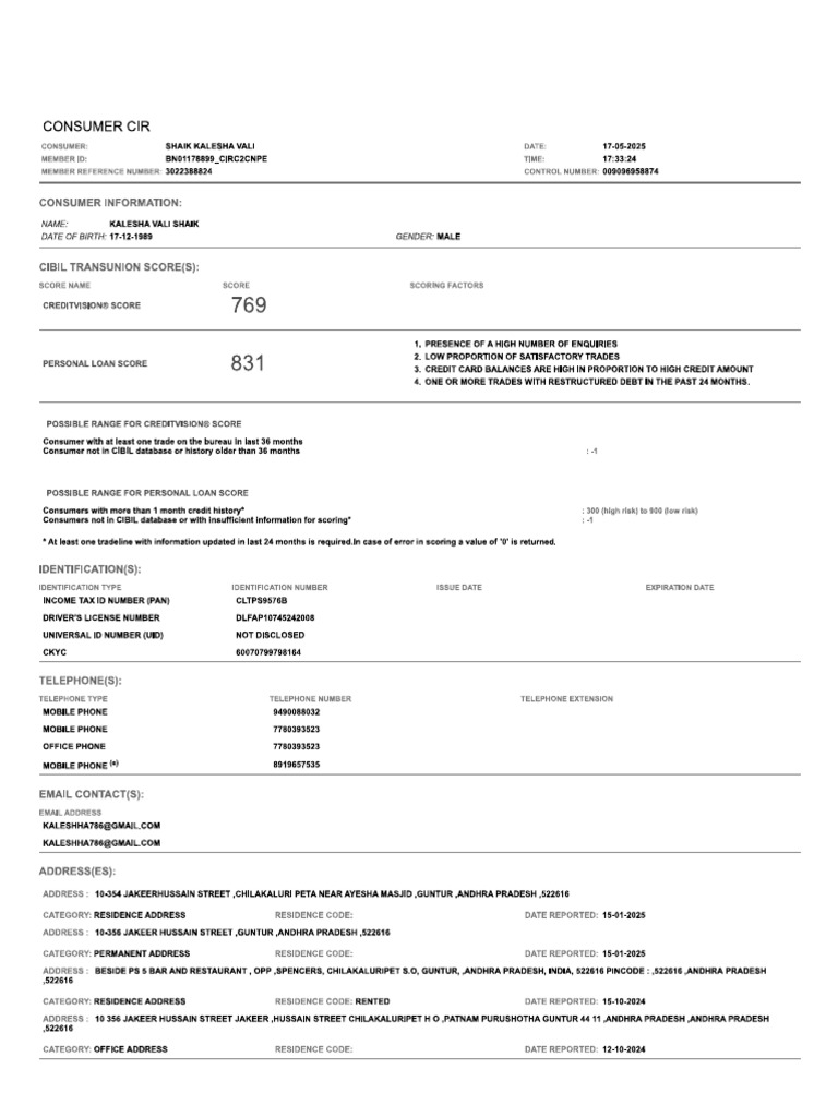 Shaik Kalesha Vali | PDF