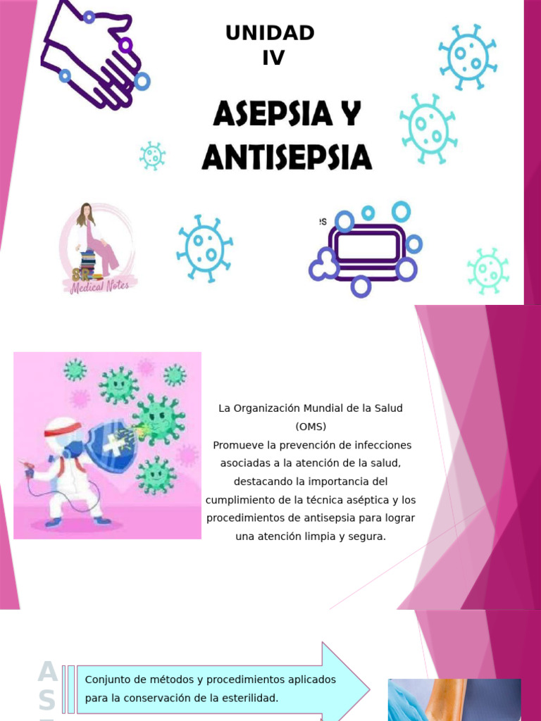 Unidad Iv Asepsia y Antisepsia. | PDF | Lavado de manos ...