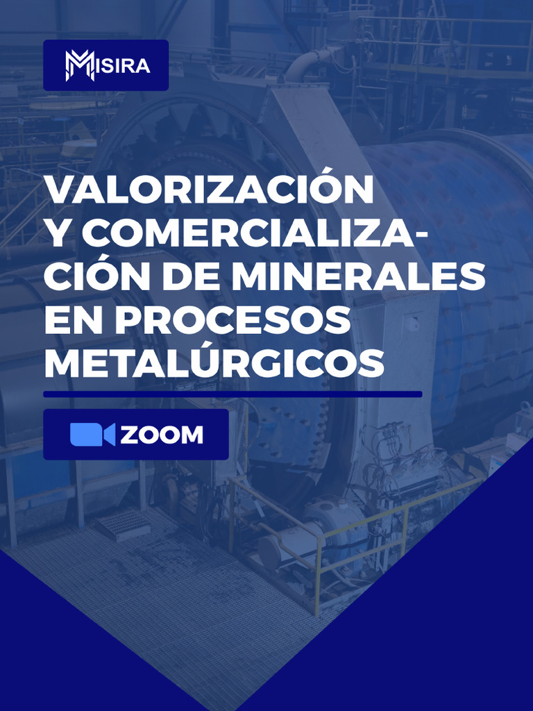 Brochure - Valoración y Comercialización de Minerales en Procesos Metalúrgicos | PDF