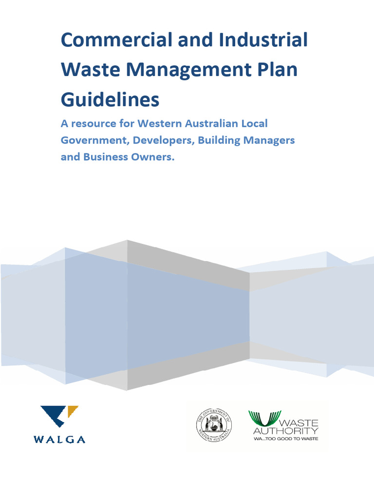 Guidelines - C - and - I. Waste Management Guideline | PDF | Waste ...