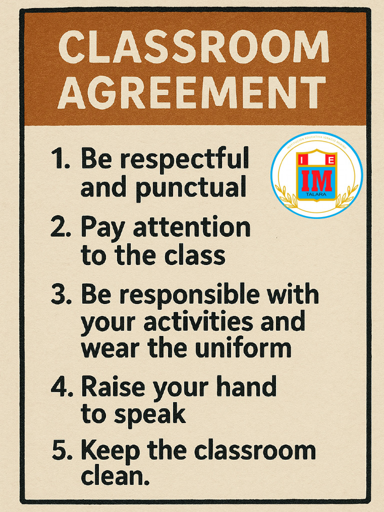 Classroom Agreement - 20250413 - 104341 - 0000 | PDF