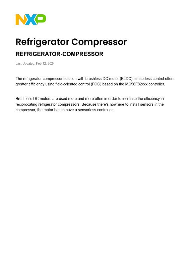 Refrigerator Compressor | PDF