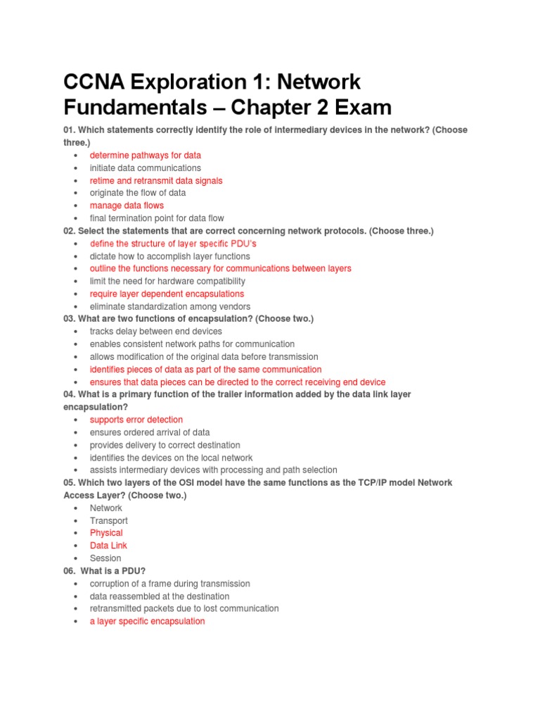 CCNA Final Exam Reviewer | PDF | I Pv6 | Computer Network