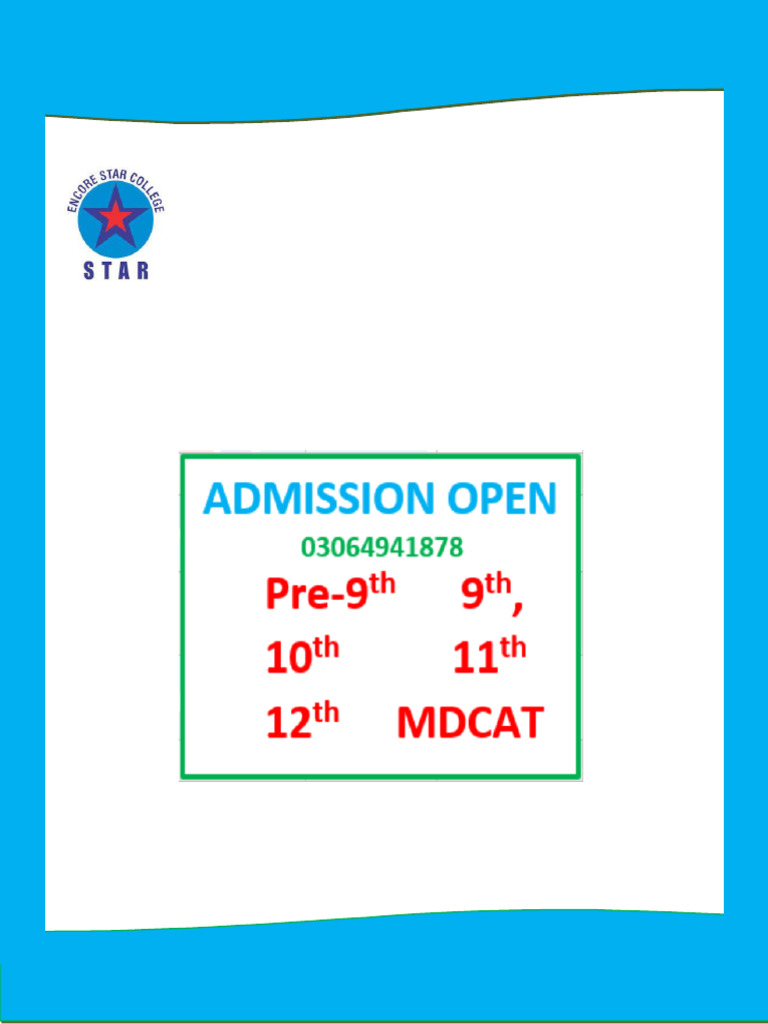 Fbise Hssc-Ii Chemistry (Pba) 2025 Encore Star College & Academy 0306 ...