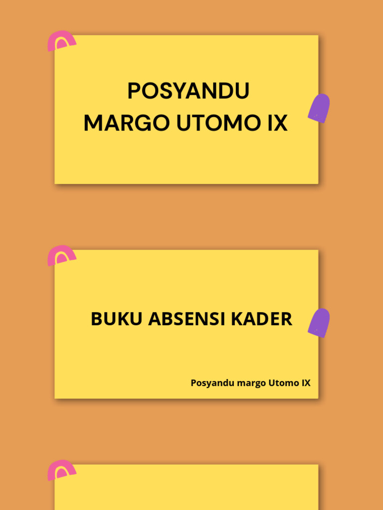 POSYANDU MARGO Utomo 9 - 20250516 - 101125 - 0000 | PDF