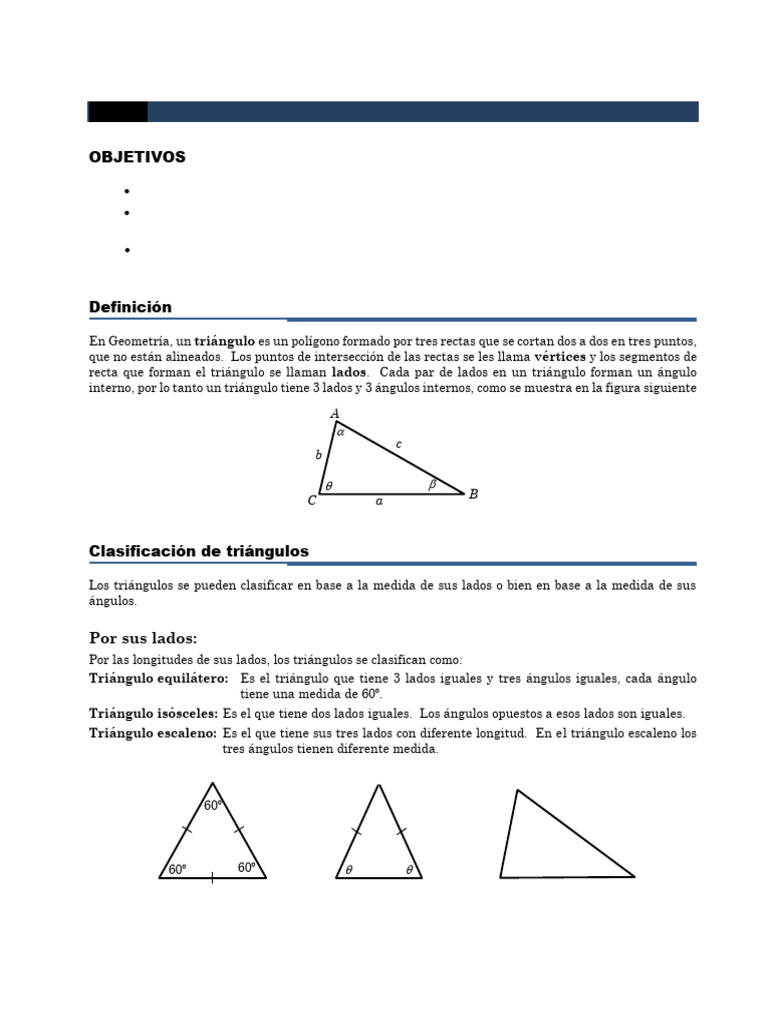 Características del triángulo acutángulo | PDF | Triángulo | Rectángulo