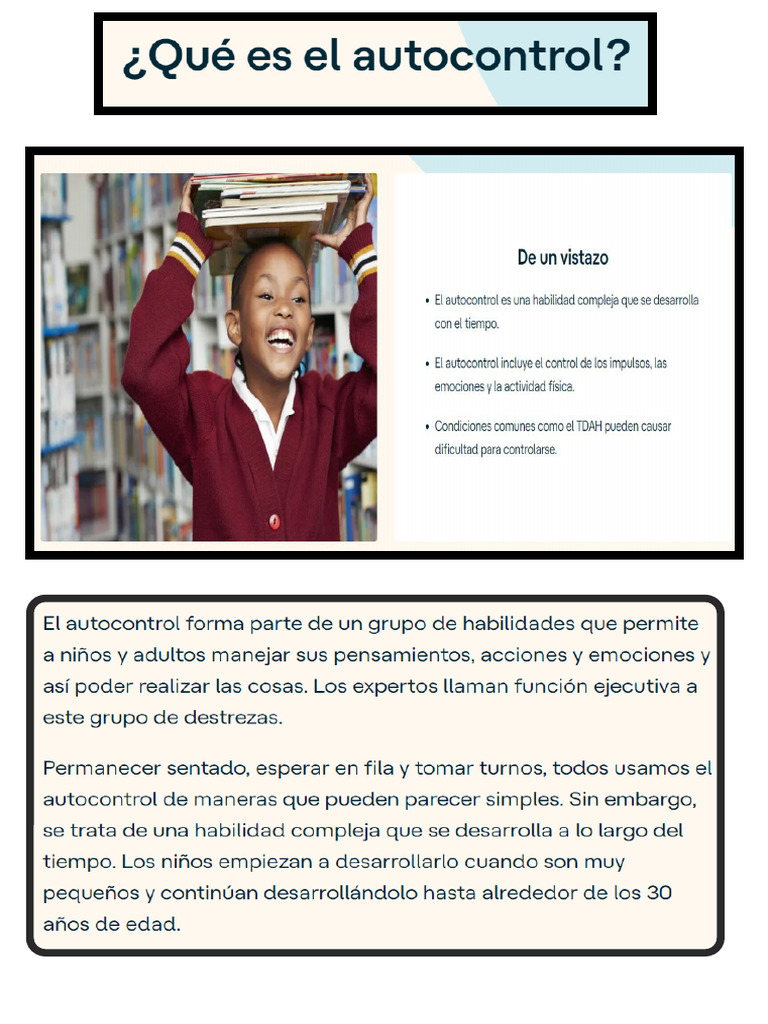 El Autocontrol | PDF