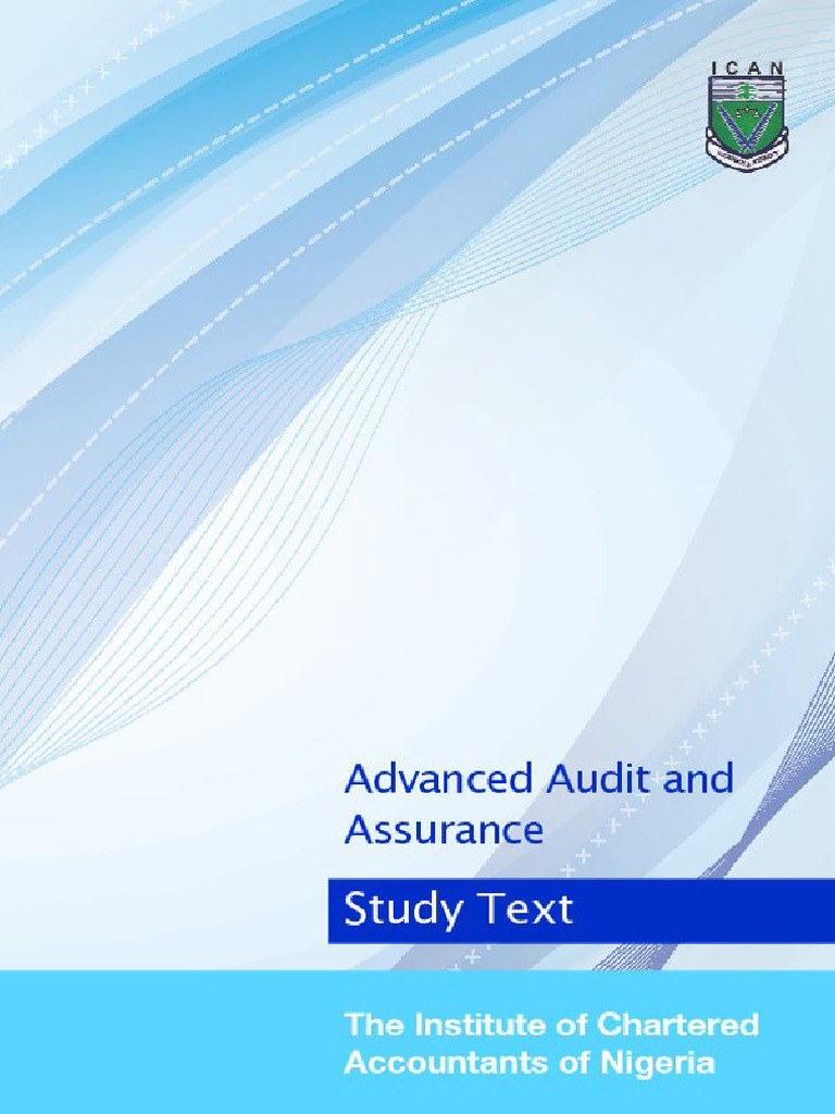 Advance Audit and Assurance (New Study Pack) | PDF