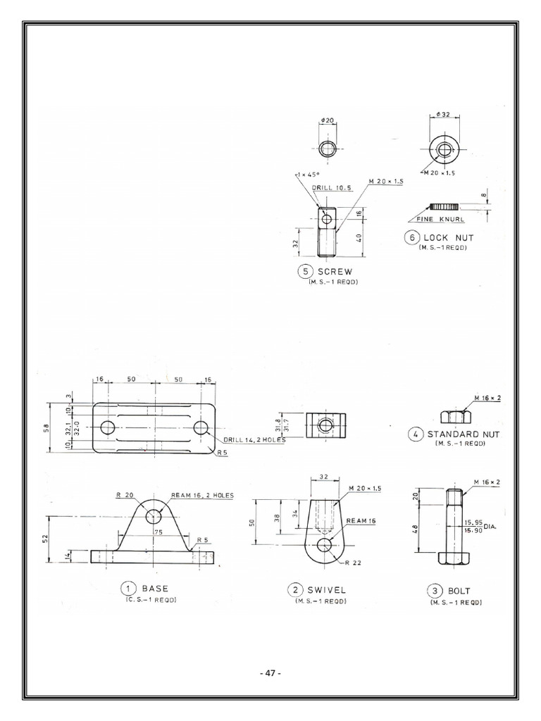 Mechanical Drawing Pages 48 | PDF