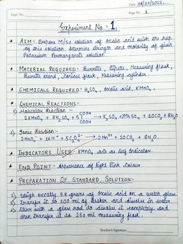 Class Xii Experiment No - 01 | PDF