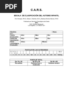 Escala CARS2 ST | PDF | Comunicación | Espectro autista