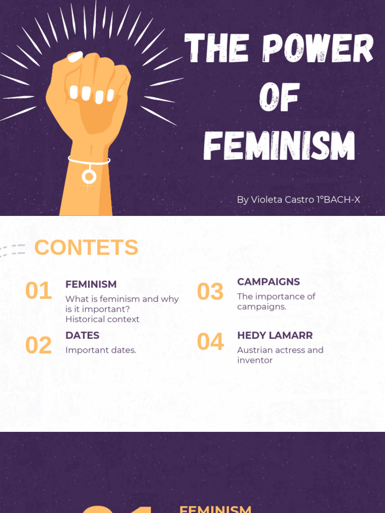 The Power of Feminism (Violeta Castro 1º BACH) PDF | PDF