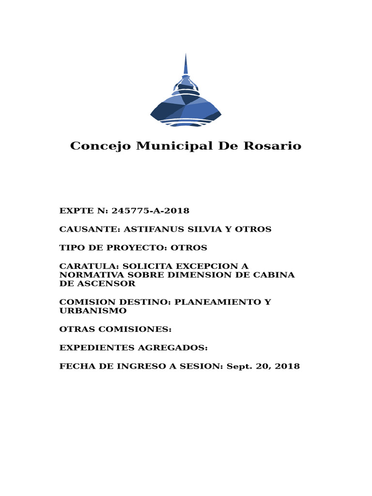 Expediente 245775 | PDF | Ascensor