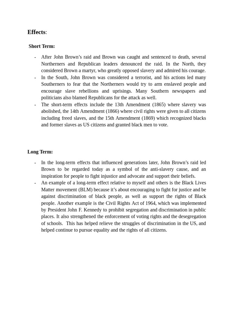 Civil War Causes Project Info | PDF