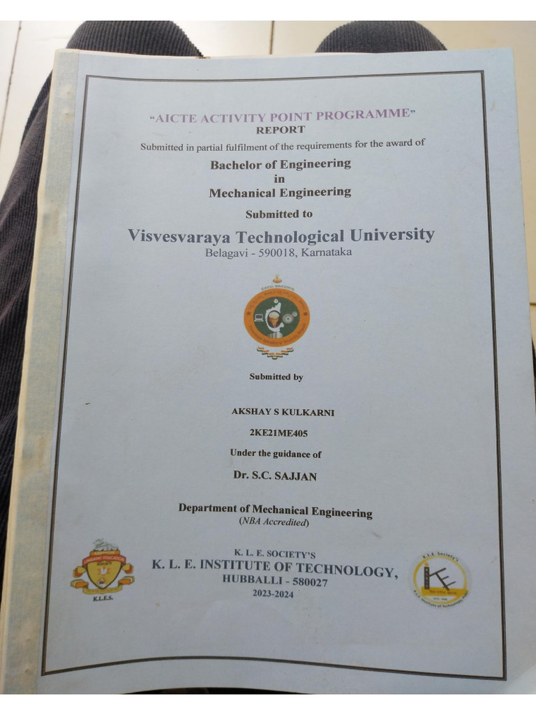 Aicte Example Format | PDF