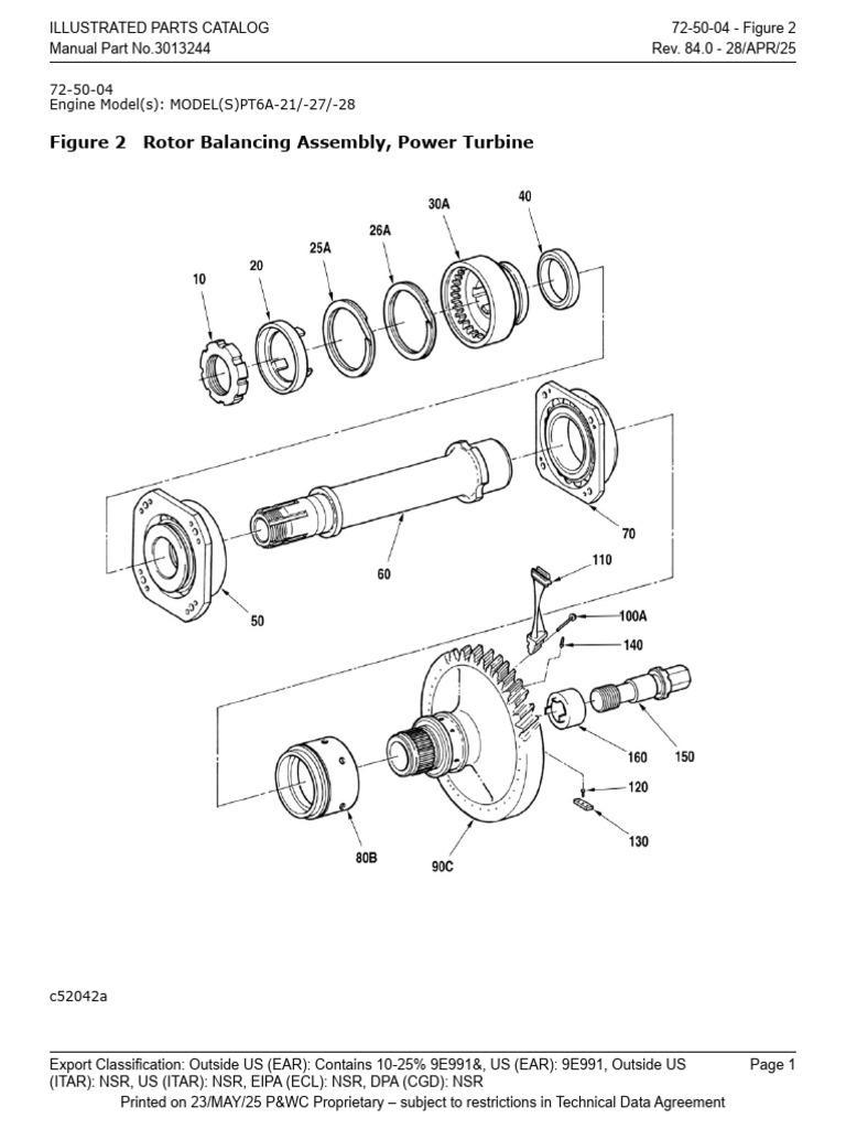 IPC 72-50-04 Figure 2 - ROTOR BALANCING ASSEMBLY, POWER TURBINE | PDF ...
