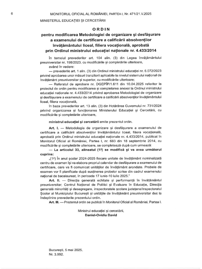 OME Nr. 3992 - 2025 | PDF