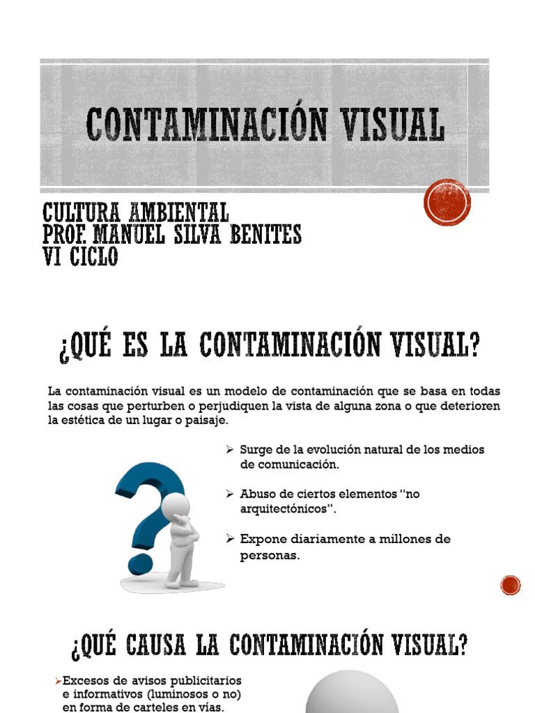Contaminacion Visual | PDF | Contaminación | Publicidad