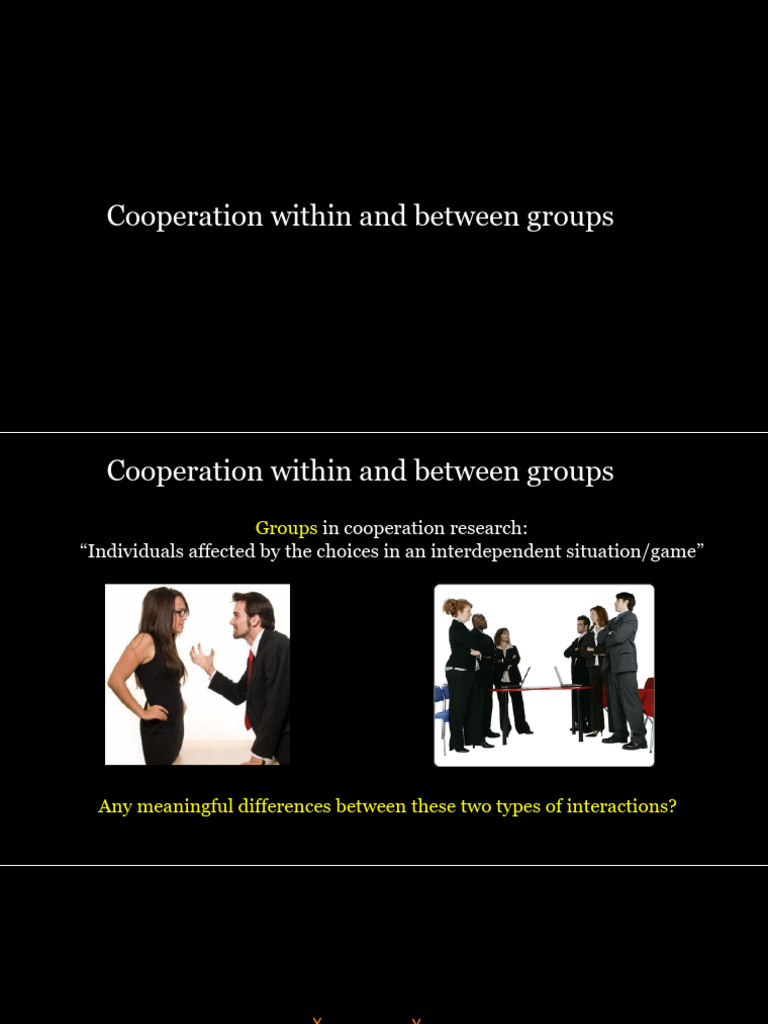 Intergroup Cooperation 2025 | PDF | Cooperation | Psychology