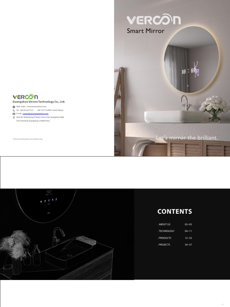 Vercon Smart Mirror Catalogue 2022 | PDF | Android (Operating System ...