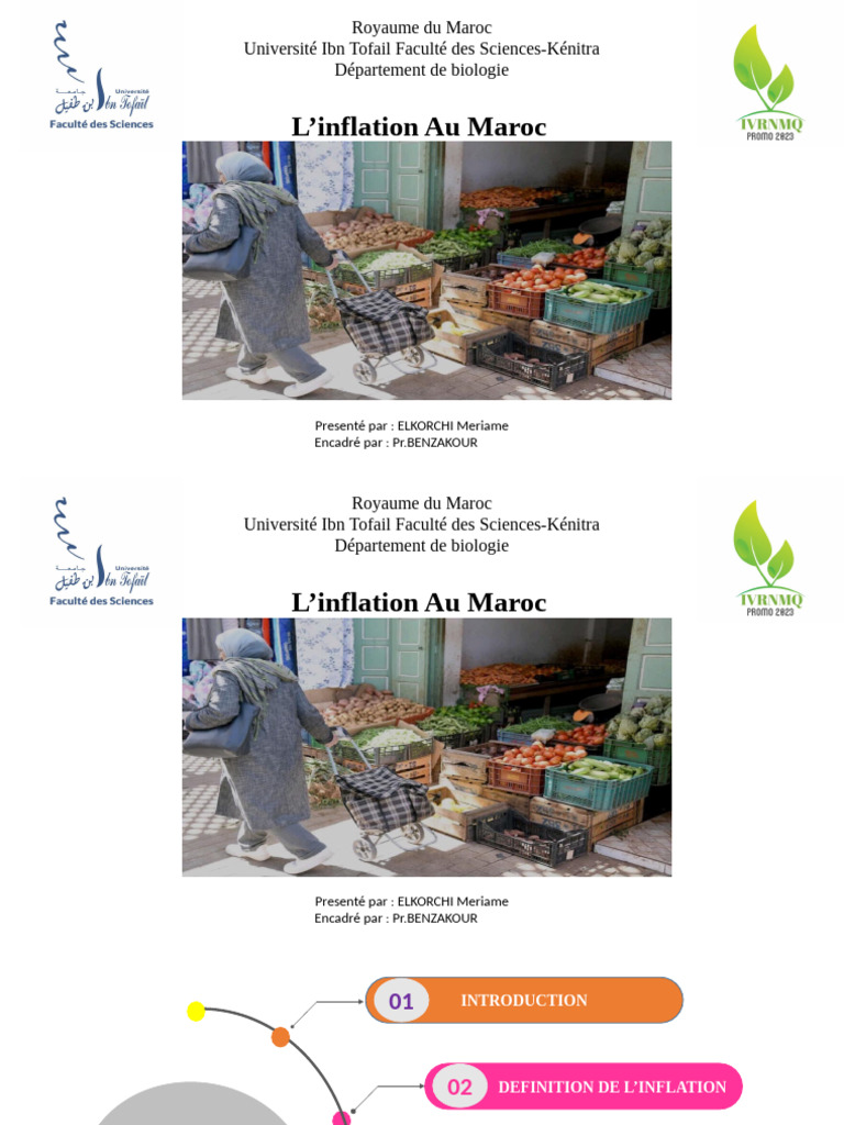 Exposé Inflation Au Maroc | PDF | Inflation | Offre et demande
