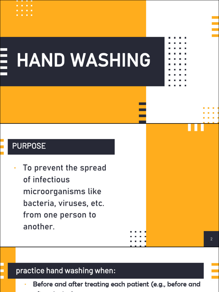 Hand Washing | PDF