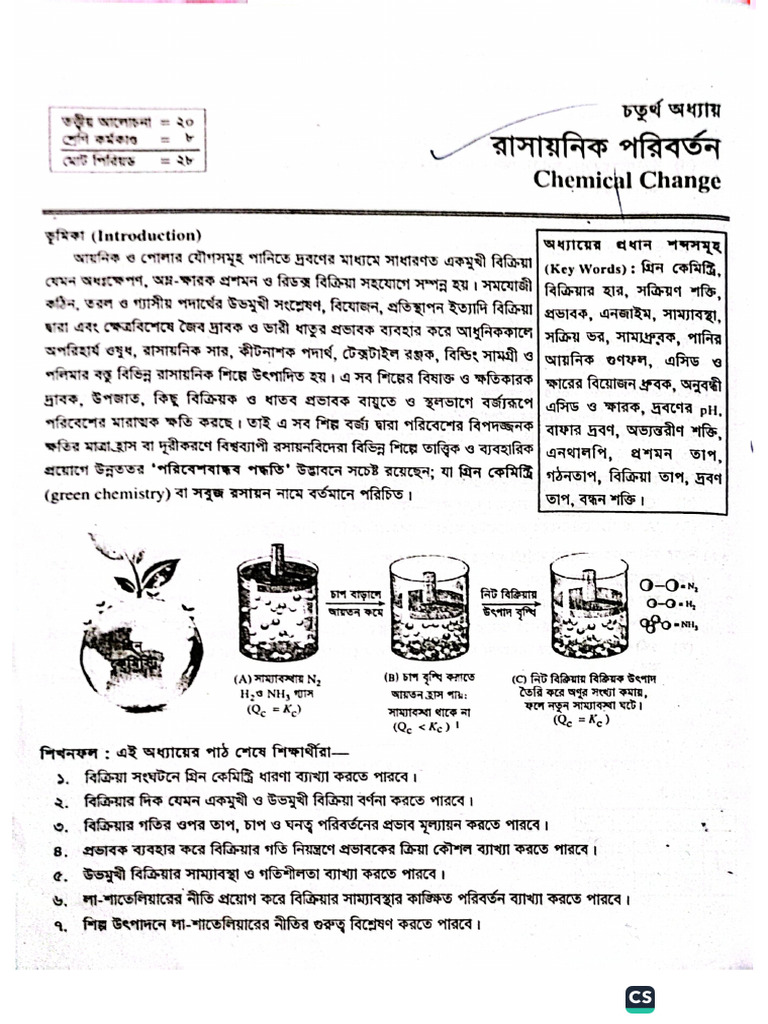 Chemistry 1st Chemical Change | PDF