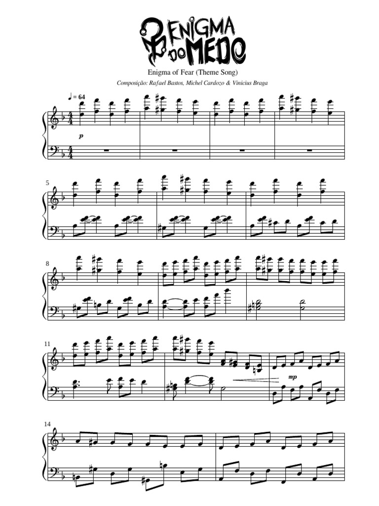 Enigma of Fear Theme Song | PDF