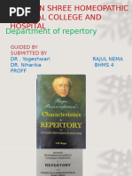 Overview of Kent's Repertory Structure | PDF