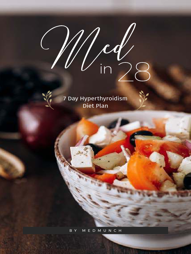7 Day Plan Hyperthyroidism Diet | PDF | Salad | Cooking