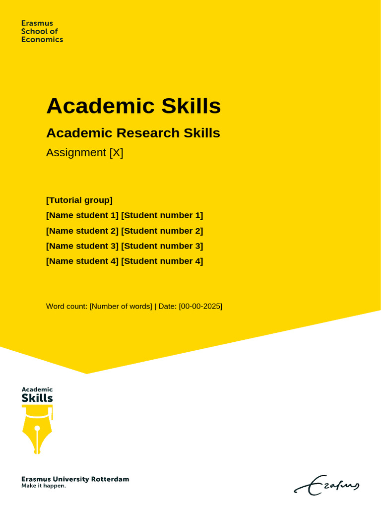 Template Academic Skills | PDF