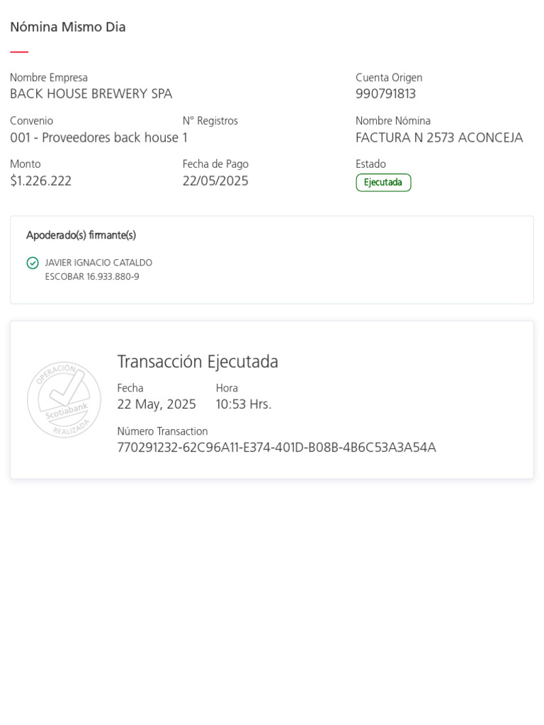 Factura N 2573 Aconceja | PDF