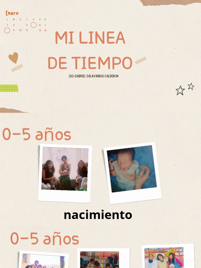 Línea de Tiempo de Leo Salavarria | PDF