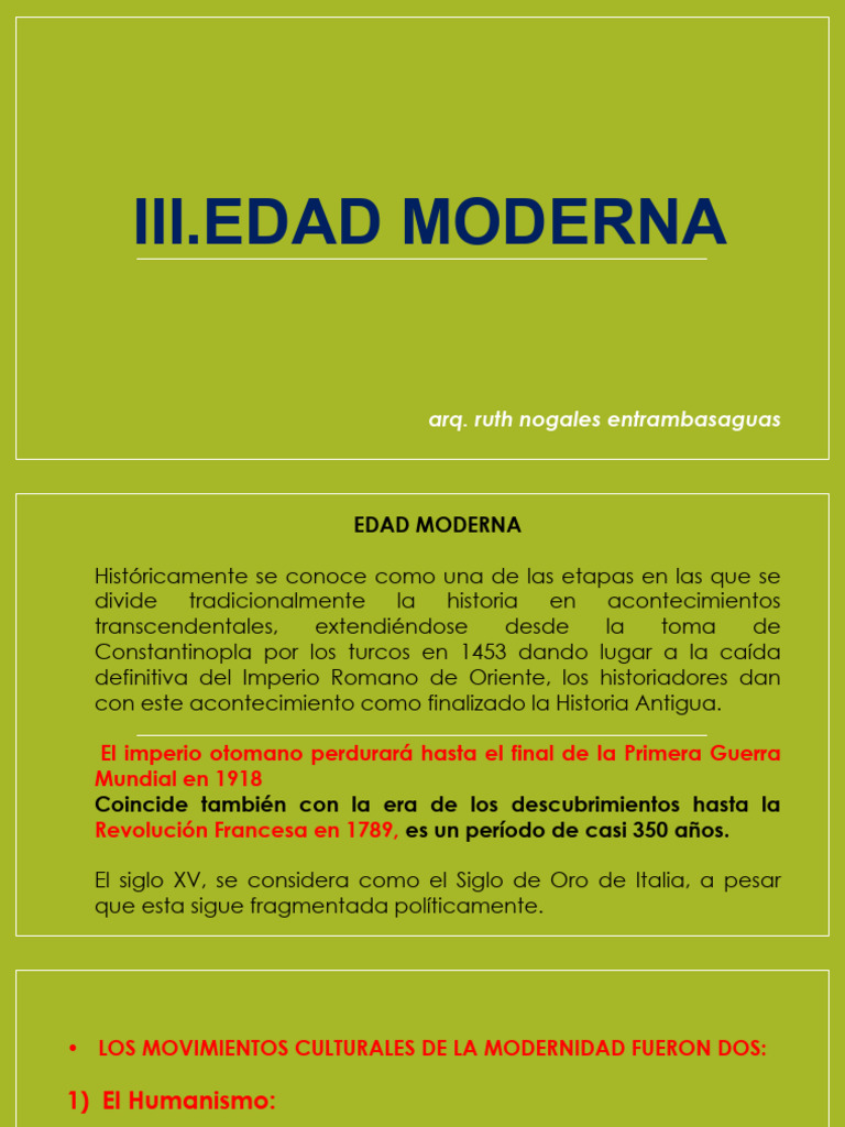 3 - Edad Moderna | PDF | Barroco