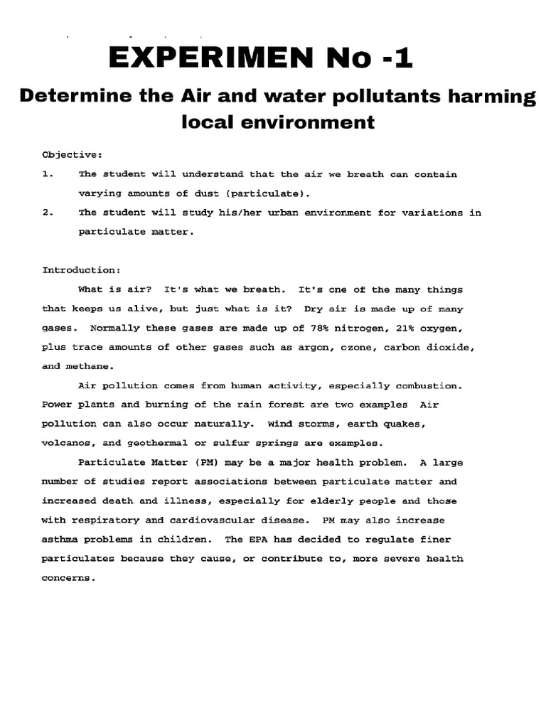 Experiment no -1 | PDF