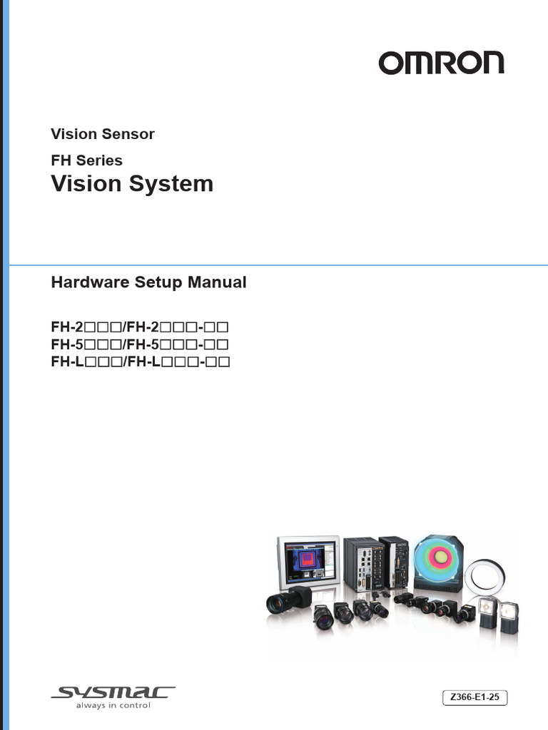 FH Series Vision System Setup Guide | PDF | Camera | Camera Lens