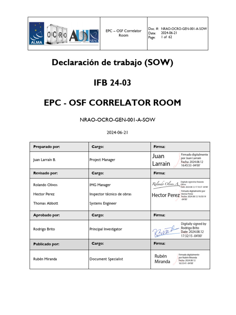 [Cp04] Ifb 24 03_nrao Ocro Gen 001 a Sow | PDF