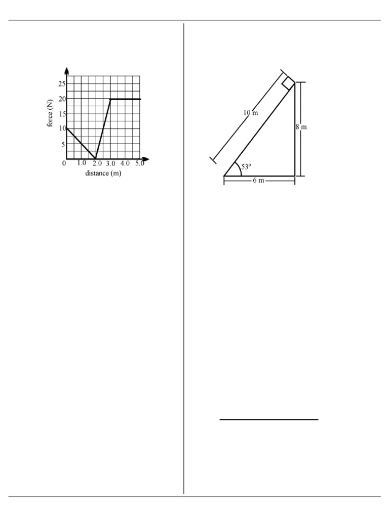 17、Definition of Work MC Questions Unit practice exams | PDF | Force ...