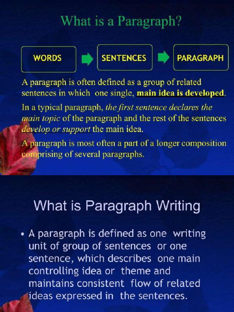 Paragraph Writing | PDF
