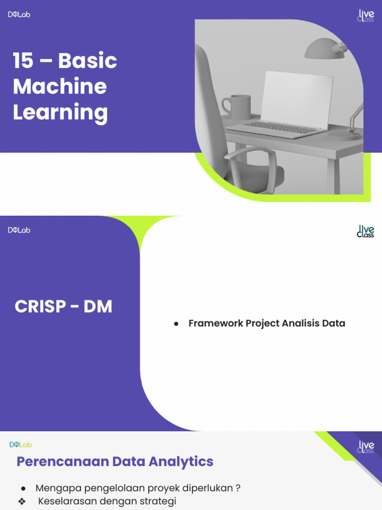 SESI 15 - Basic Machine Learning CRISP DM | PDF