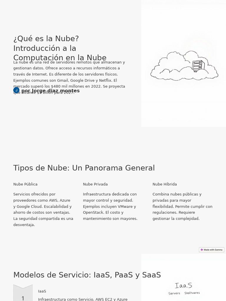 Que Es La Nube Introduccion A La Computacion en La Nube | PDF | Computación en la nube ...